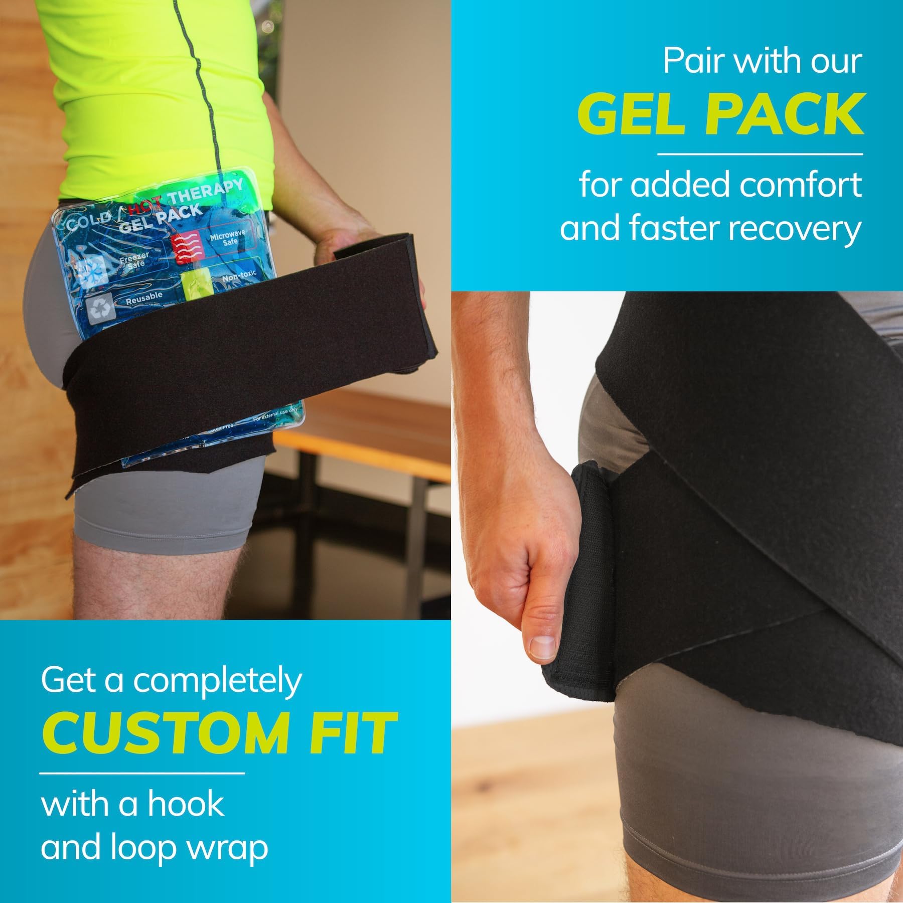Mua BraceAbility Hip Support Groin Brace - Hamstring Compression Wrap ...