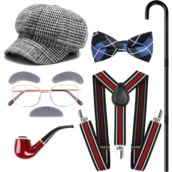 Old Man Costume For Kids Old Man Costume Set For Kids - Includes Hat ...