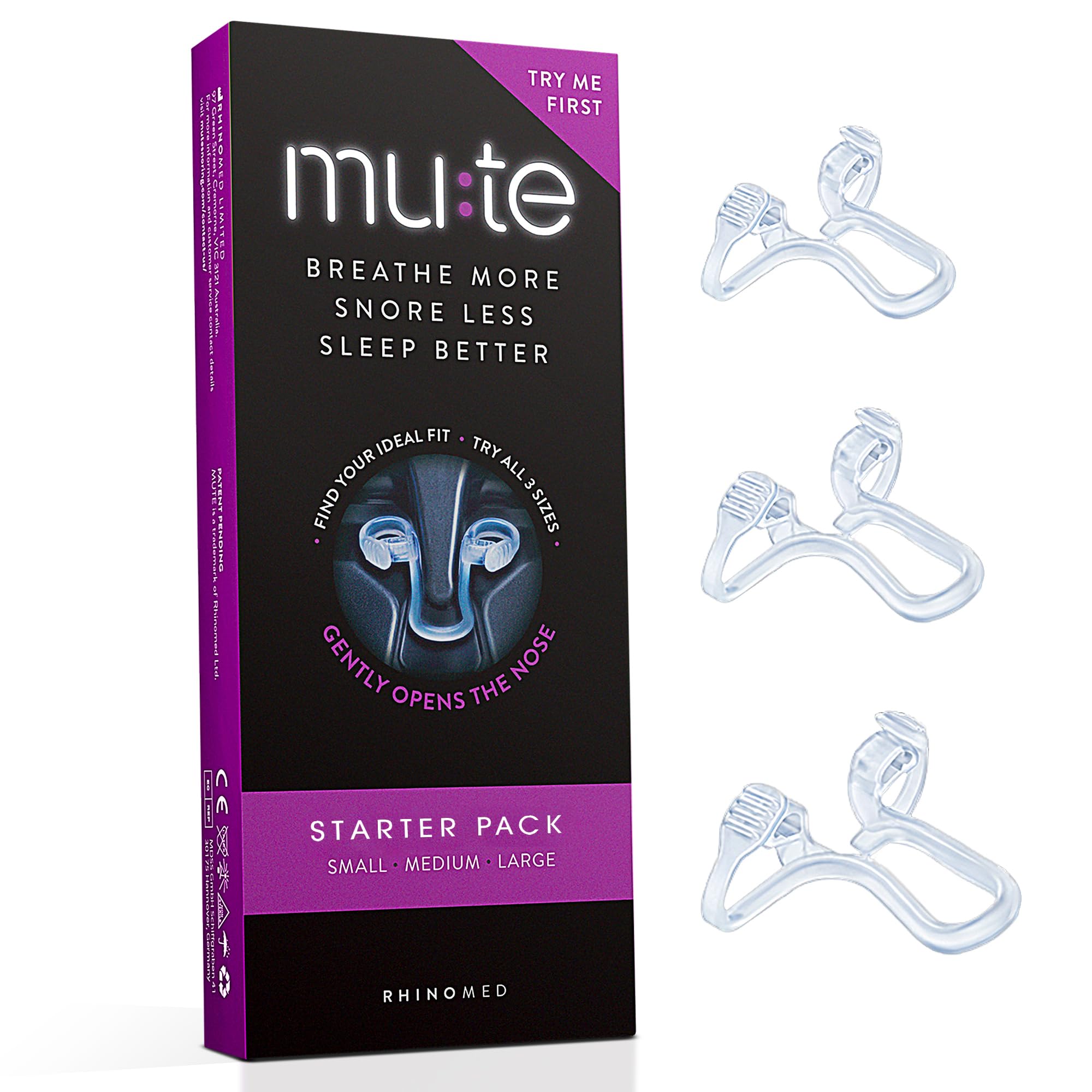 Mua Rhinomed Mute Nasal Dilator for Snore Reduction - Anti-Snoring Aid ...