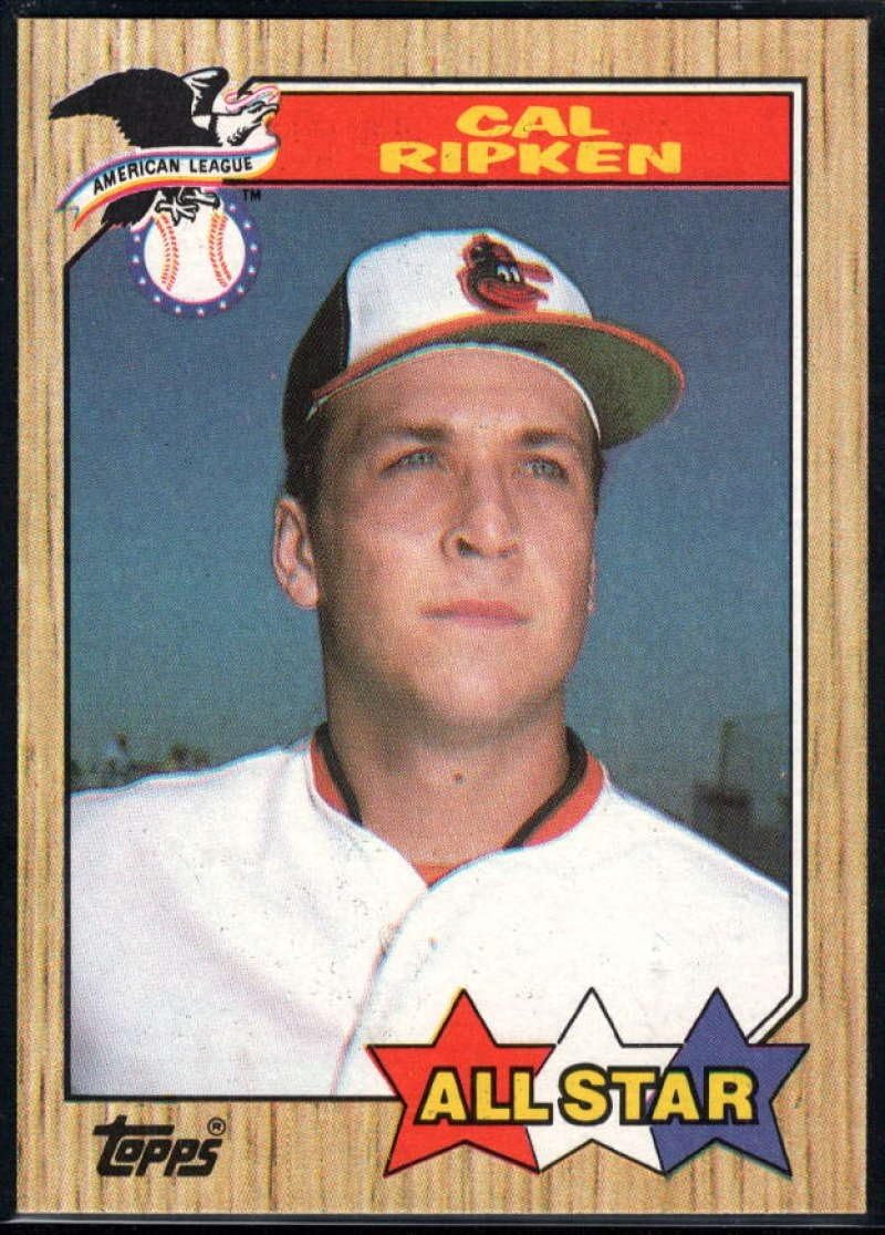 Amazon.com: 1987 Topps Baseball #609 Cal Ripken Jr. Baltimore Orioles ...