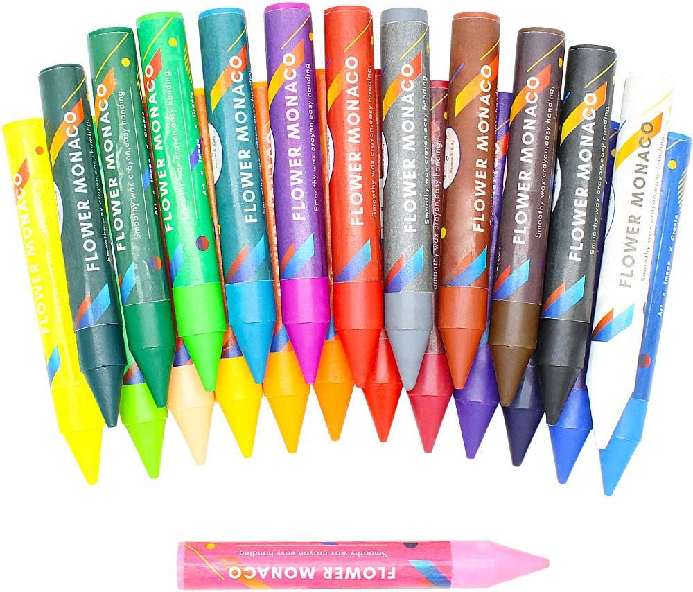Jumbo Crayons for Toddlers, Large Non Toxic Crayons for Baby, Safe for ...