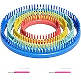Amazon.com: cureder Round Knitting Looms Set- Set of 4 Plastic Looms ...
