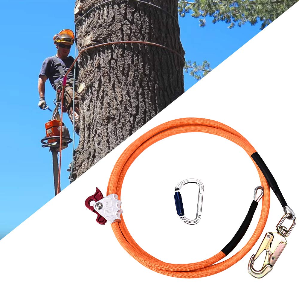 Adjustable Lanyard Tree Climbers Low Stretch ETE ETMATE Steel Wire Core ...