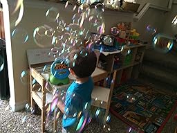 Amazon.com: Imperial Toy Bubble Blitz Bubble Blowout Party Machine ...