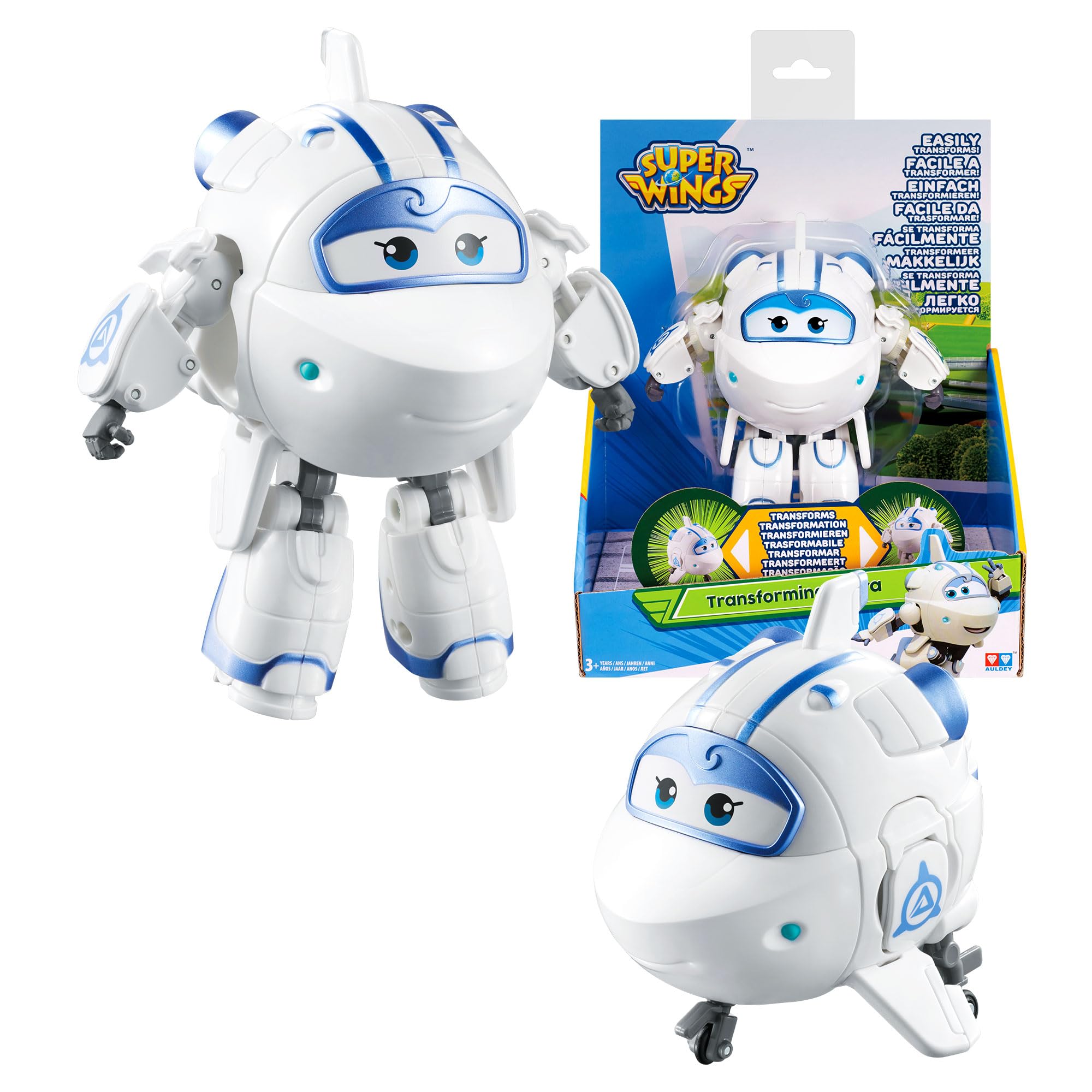 Super Wings 5 Inch Transformable Toys Astra, Transforming from Jet to ...