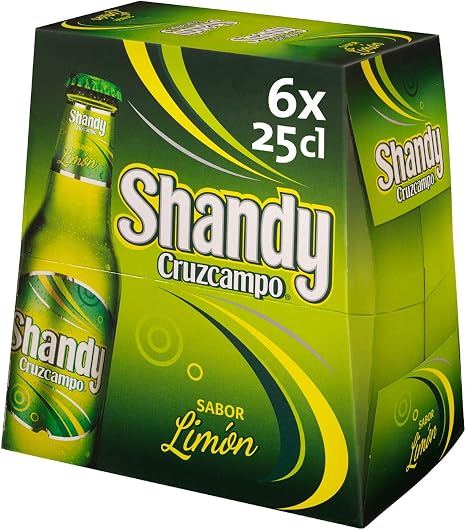 Cruzcampo Shandy Cerveza con Sabor a Limón - Pack de 6 x 25 cl - Total ...