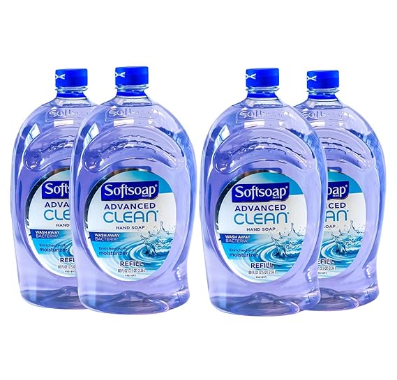 Amazon.com : Softsoap Handsoap, Refill, Washes Away Bacteria, 80 Fl Oz ...