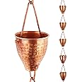Amazon.com : Rain Chains by JASINC 8.5 ft Tinkle Trickle Cups Pure ...
