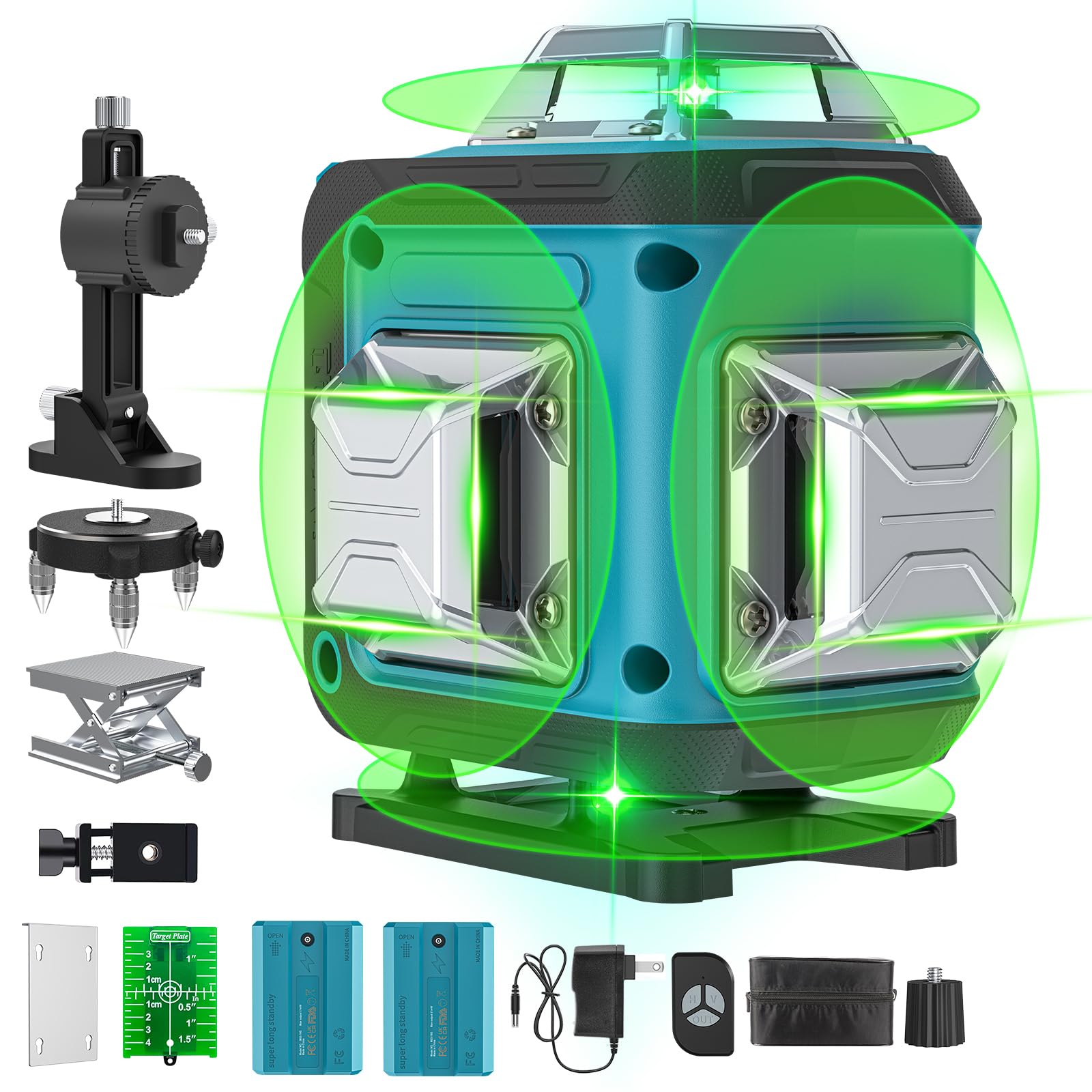 Mua Laser Level 360 Self Leveling 4x360° 16 Lines Pulse Mode Green Rechargeable Cross Lines ...