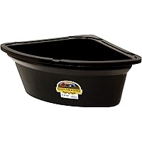 Amazon.com : Little Giant Plastic Corner Feeder Bucket (Black) Durable ...