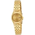 Amazon.com: Seiko Women's SYMA38K 5 Automatic Gold Dial Gold-Tone ...