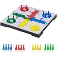 Amazon.com: KOKOSUN Ludo Game Board Set -9.5”, Magnetic Folding Travel ...