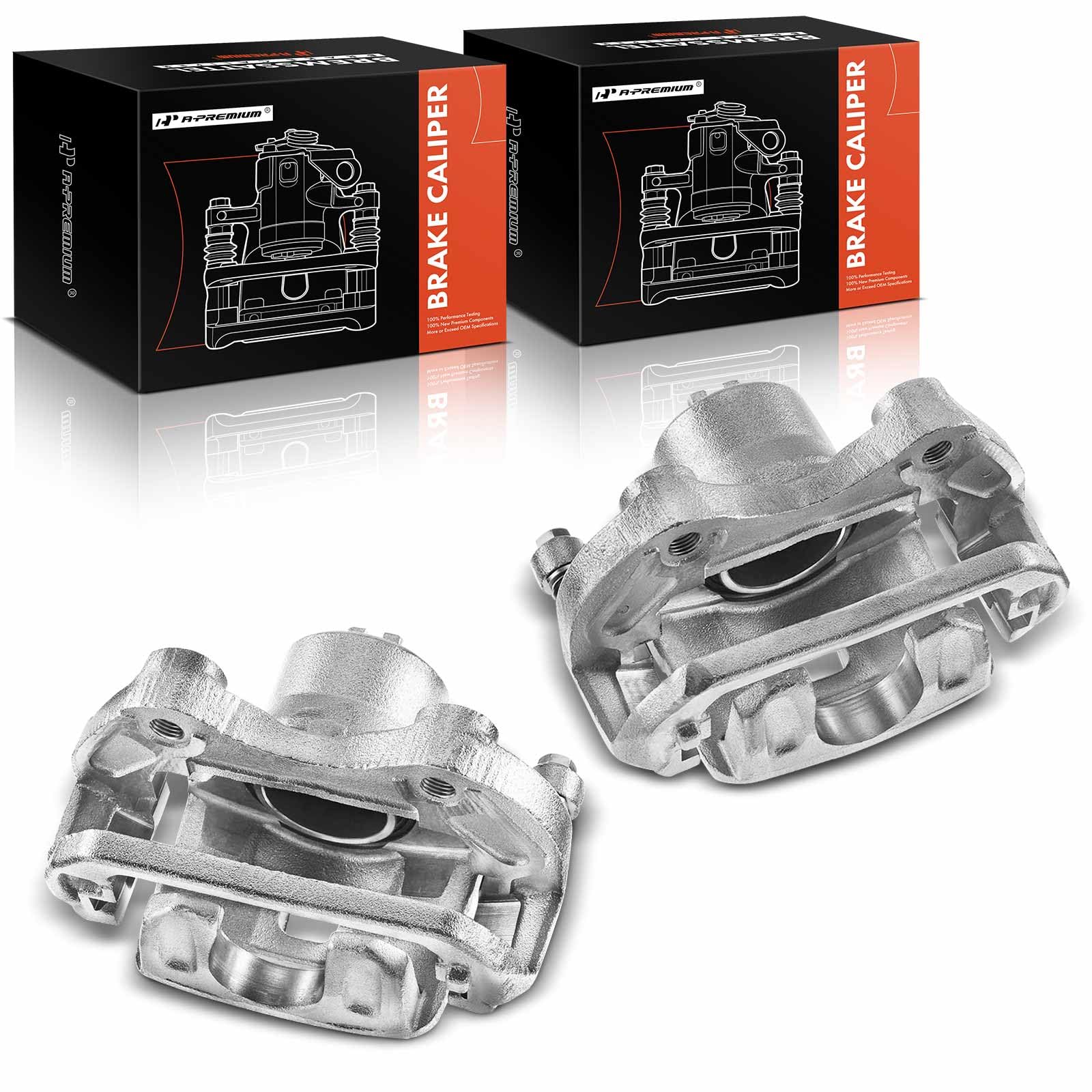 A-Premium Disc Brake Caliper Assembly with Bracket Compatible with ...