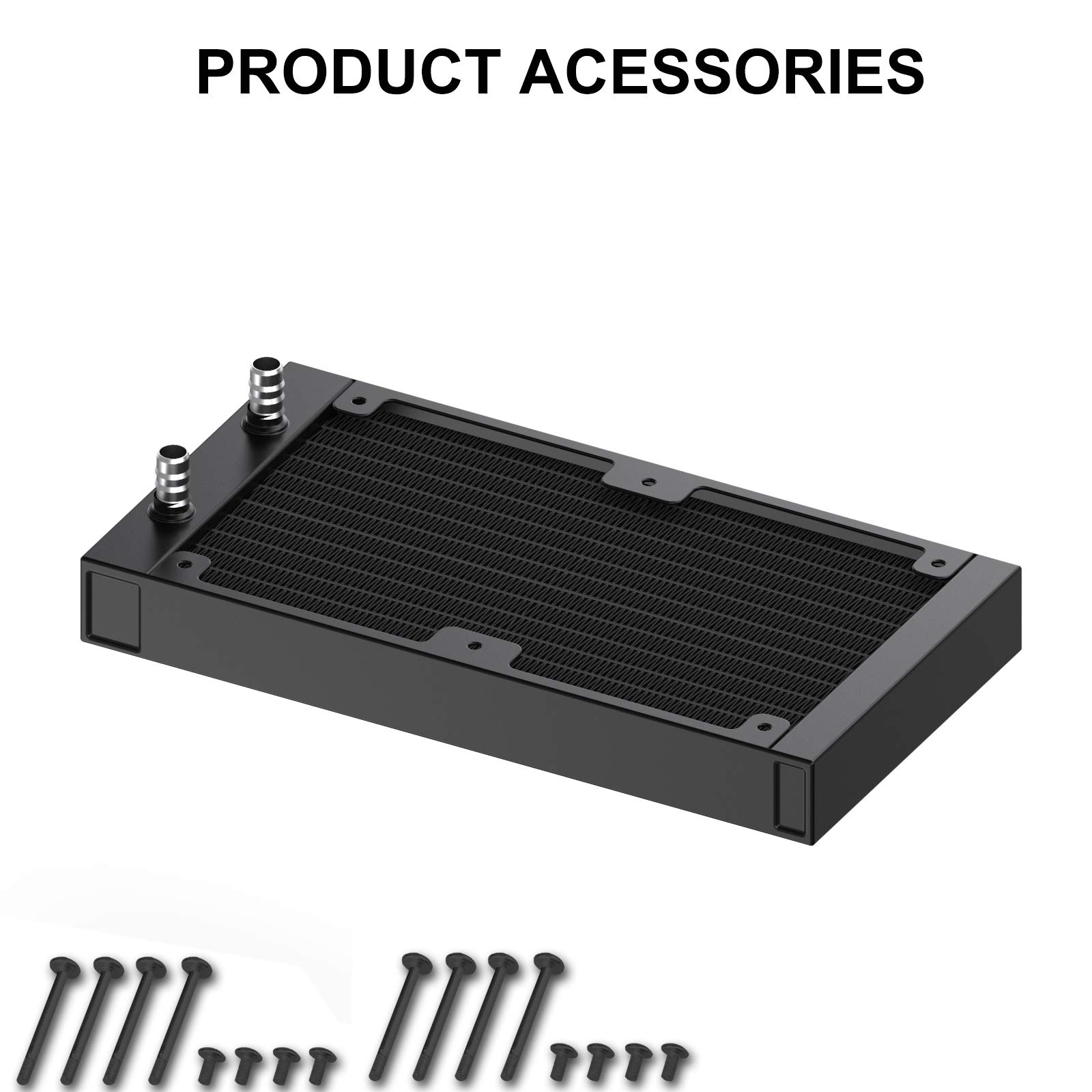 Mua Water Cooling Radiator, 12 Pipe Aluminum Heat Exchanger Radiator ...