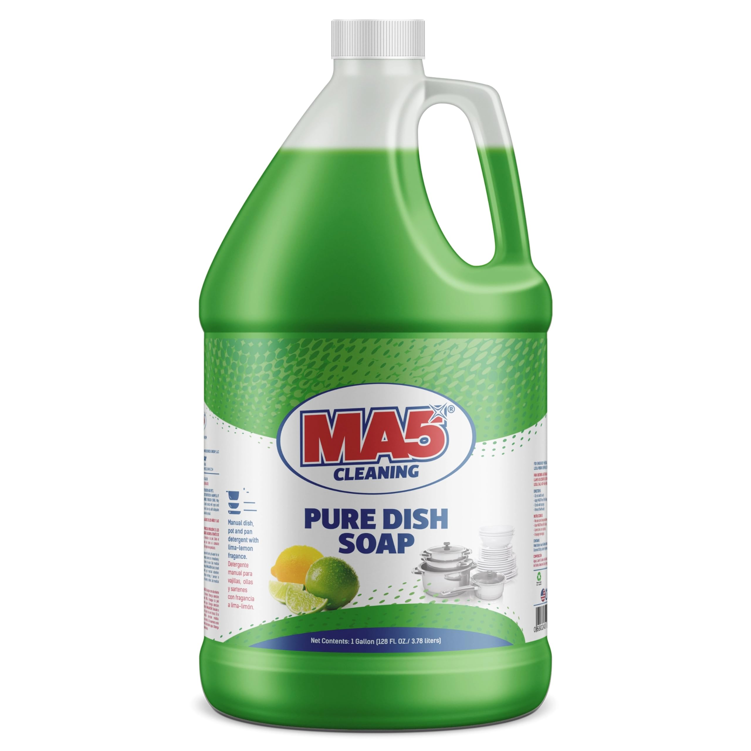 MA5X CLEANING Pure Liquid Dish Soap, 1 Gallon Refill for sale | Las ...