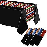 Amazon.com: Oudain 6 Pcs 6 Pcs Fiesta Tablecloth 108 x 54 Inch Plastic ...