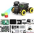 Amazon.com: Yahboom Raspberry Pi5 Omnidirectional Moving Mecanum Wheel ...