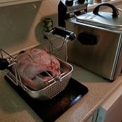 Amazon.com: Waring Pro TF200B Rotisserie Turkey Fryer/Steamer (Renewed ...