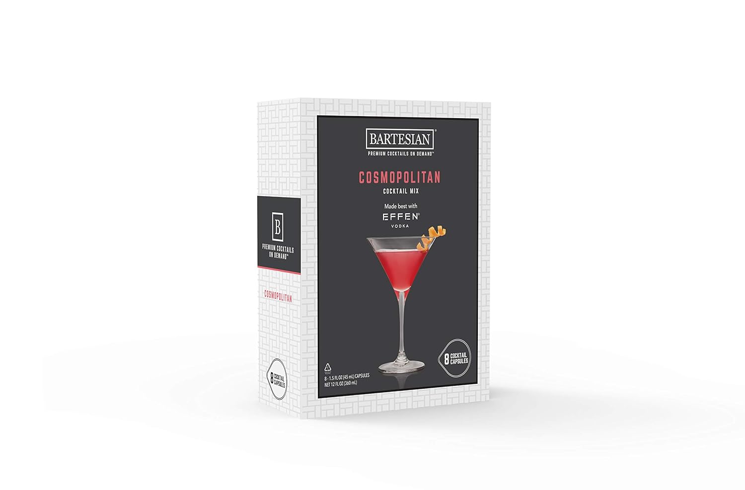 Bartesian Cosmopolitan Cocktail Mixer Capsules, Pack of 8 Cocktail ...