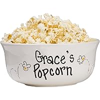 Amazon.com: Personalized Ceramic Popcorn Bowl : Home & Kitchen