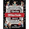 Maze Puzzle Book: 228 Puzzles and Solutions: 6 Different Designs, for ...