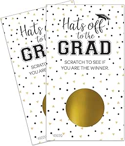 Amazon.com: Scratch Off Graduation Party Game - 28 Cards: Kitchen & Dining