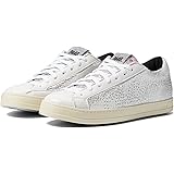 Amazon.com | P448 Women's John Pink Python-Printed Leather Low-Top Italian Sneaker | Fashion ...