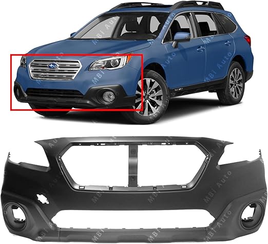 Amazon.com: MBI AUTO - Primered, Front Bumper Cover Fascia for 2015 ...