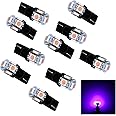 Amazon.com: PA LED 10PCS Auto T10 194 168 Purple LED Light Bulb 12V ...