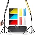 Amazon.com : NEEWER Upgraded LED Video Light Stick & 2.4G Remote Kit, 2 ...