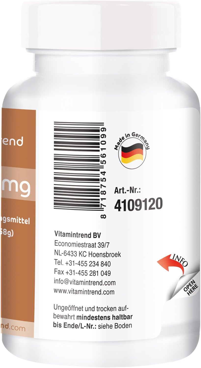 Iron Complex 25mg – ! Bulk Pack for 4 Months ! – Vegan – bivalent Iron ...