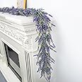 Amazon.com: Artgar Wisteria Lavender Garland - 6 Ft Artificial Spring ...