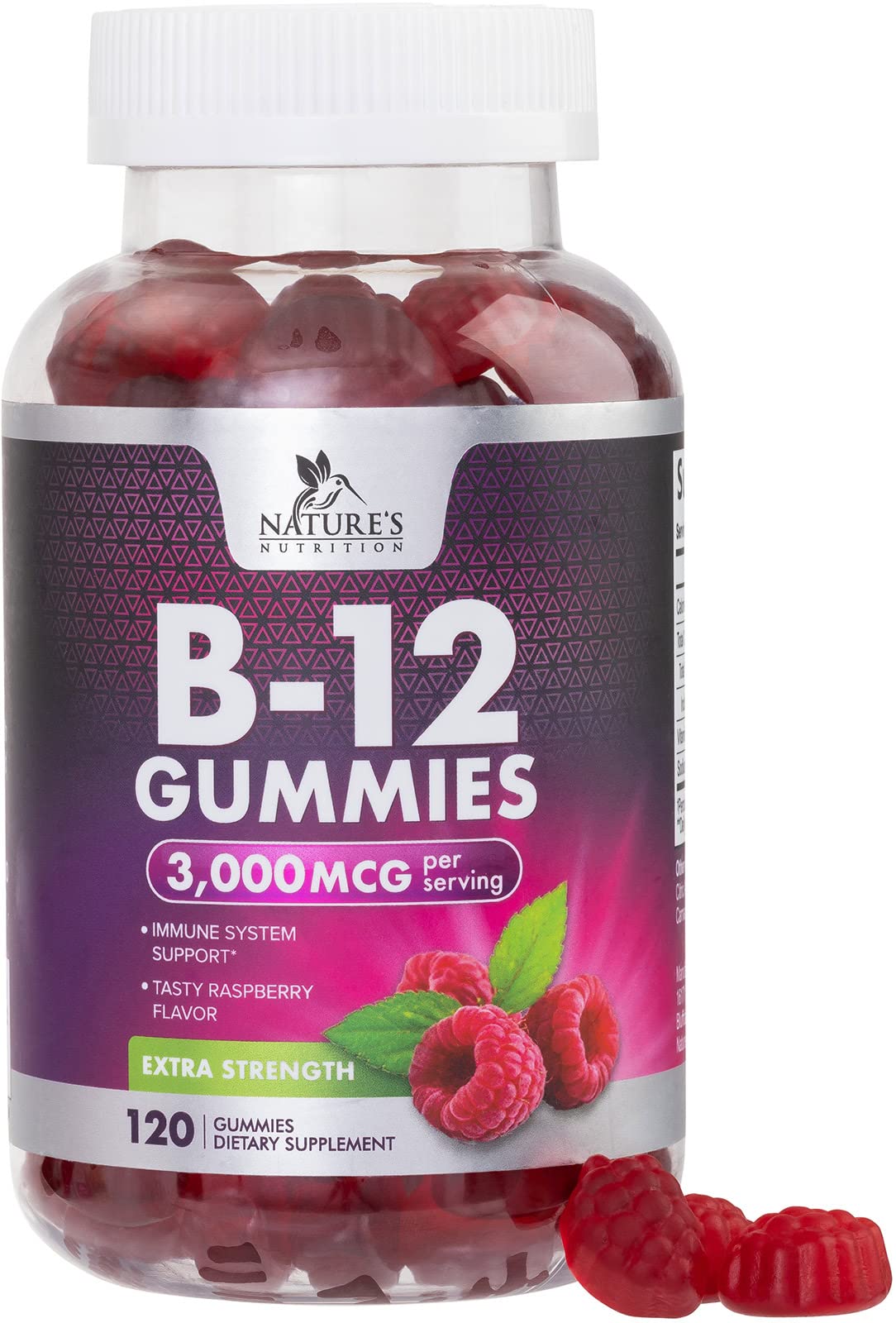 Mua B12 Energy Gummy, Extra Strength 3000 mcg Vitamin B 12 Gummy, B-12 ...