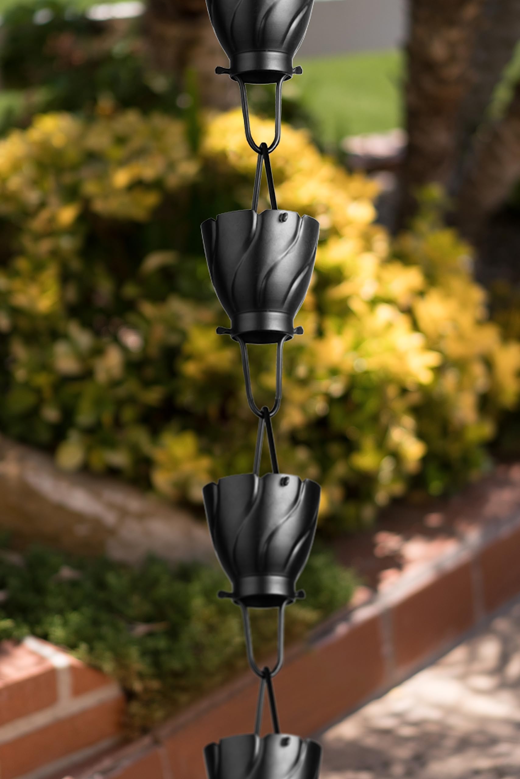 Mua Monarch Rain Chains Aluminum Akira Rain Chain, 8.5 ft Black Powder ...