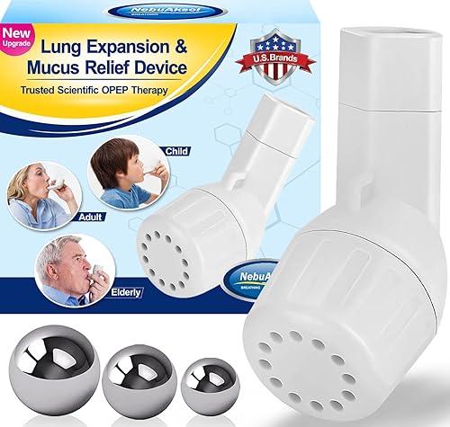 Flutter Valve Breathing Exercise Device for Lungs, Portable Lung ...