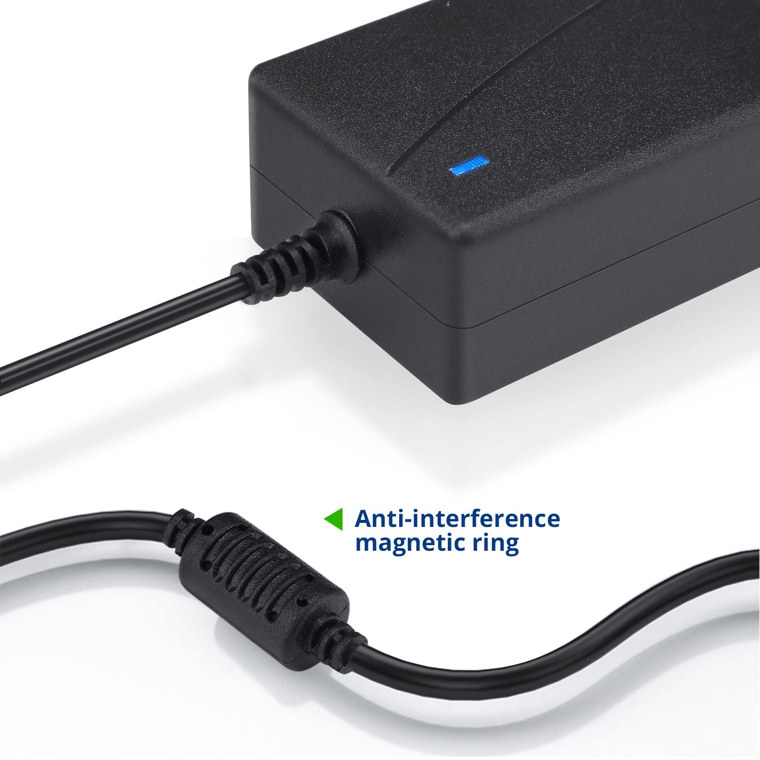 Mua TOBWOLF DC 12V 5A Power Supply Adapter, US Plug, 4.6FT Power Cord, AC 100-240V to DC 12V 5A ...