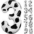 Amazon.com: LEBERY Cow Print Number Balloon 40 Inch Cow Print Number 3 ...