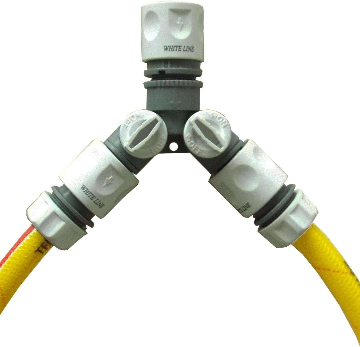 Two Way tap Splitter for Garden Hose/Irrigation System with Matching ...