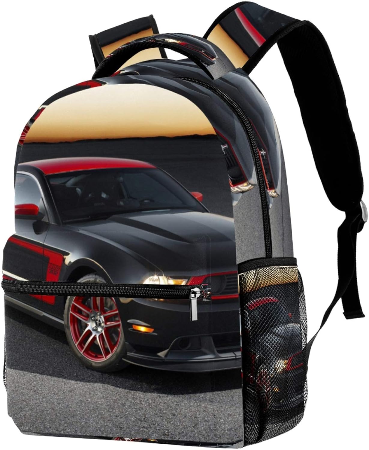 Bookbag Ford Mustang Sports Car Printing Backpack Camping Daypack for ...