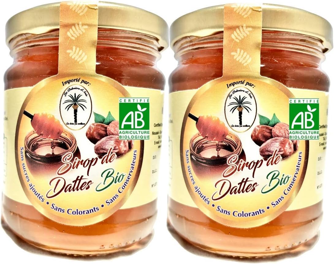️2 - Pur Sirop de Dattes BIO - Sans Sucres Ajoutés - 100% Dattes ...
