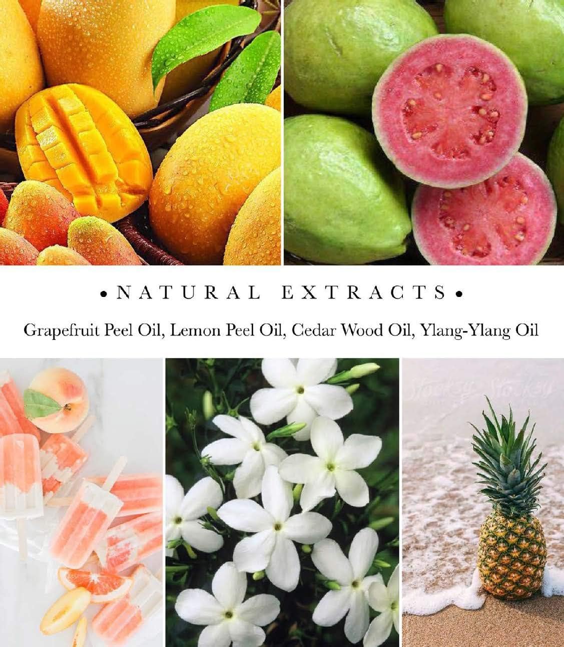 Guava & Gold Coral Beach Bath & Shower Gel | For Soft, Nourished Skin ...