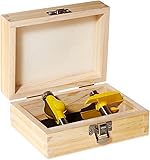 Yonico 16266 2 Bit Miter Frame Molding Router Bit Set, Matching Door ...
