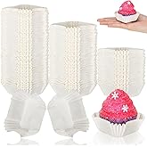 Amazon.com: Tanlade 350 Pcs Square Mini Cupcake Liners Disposable ...