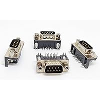 Amazon.com: PC Accessories - Connectors Pro DB9 Female Right Angle PCB ...