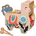 Amazon.com: Manhattan Toy Musical Llama Wooden Instrument for Toddlers ...
