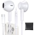 Amazon.com: iPhone 16 Earphones USB C Wired- 𝐀𝐩𝐩𝐥𝐞 MFi Certified USB ...