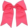 Amazon.com : Jumbo Bow Clip with Tails (Neon Pink) : Beauty & Personal Care