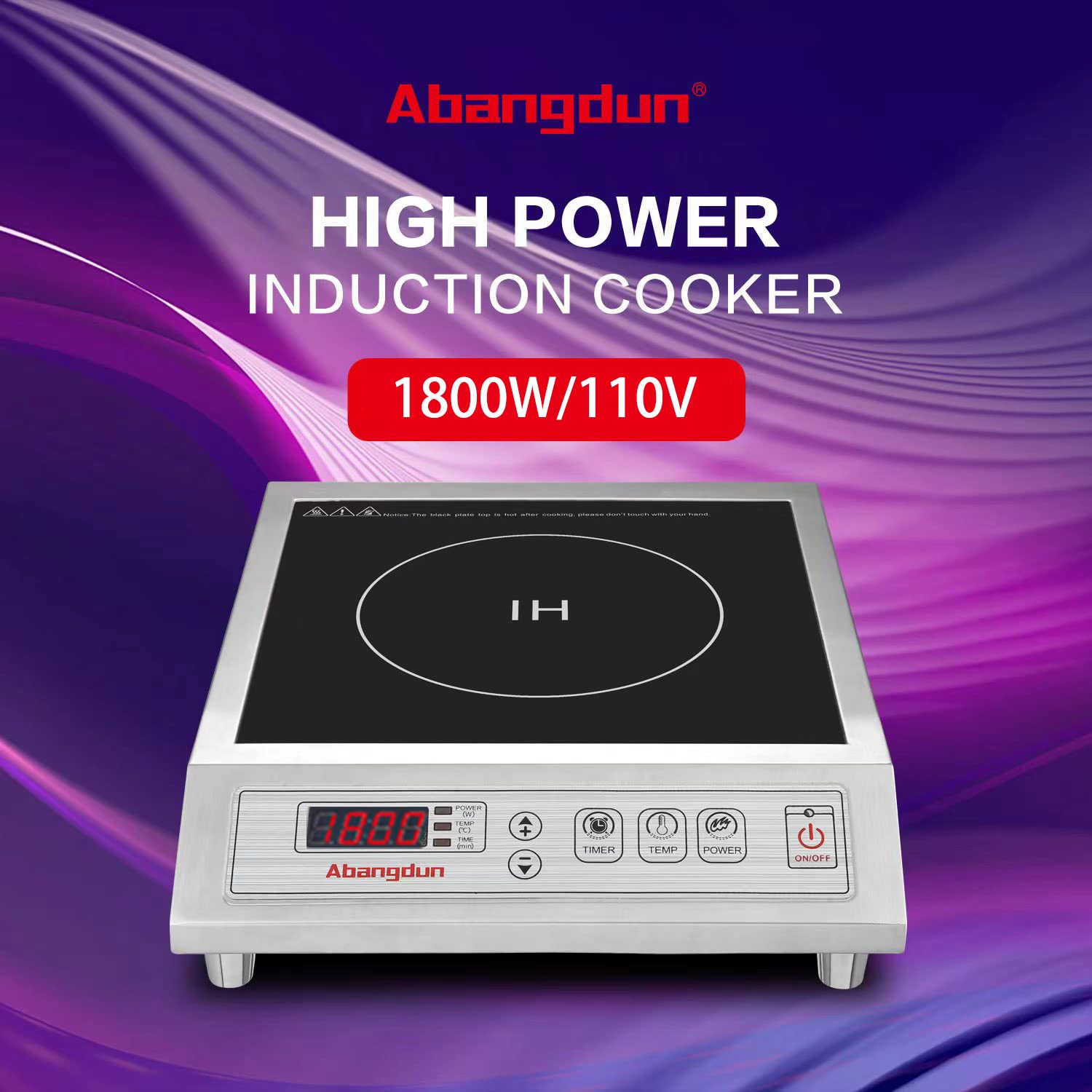 Mua Abangdun Induction Cooktop Commercial Range Countertop Burners1800W ...