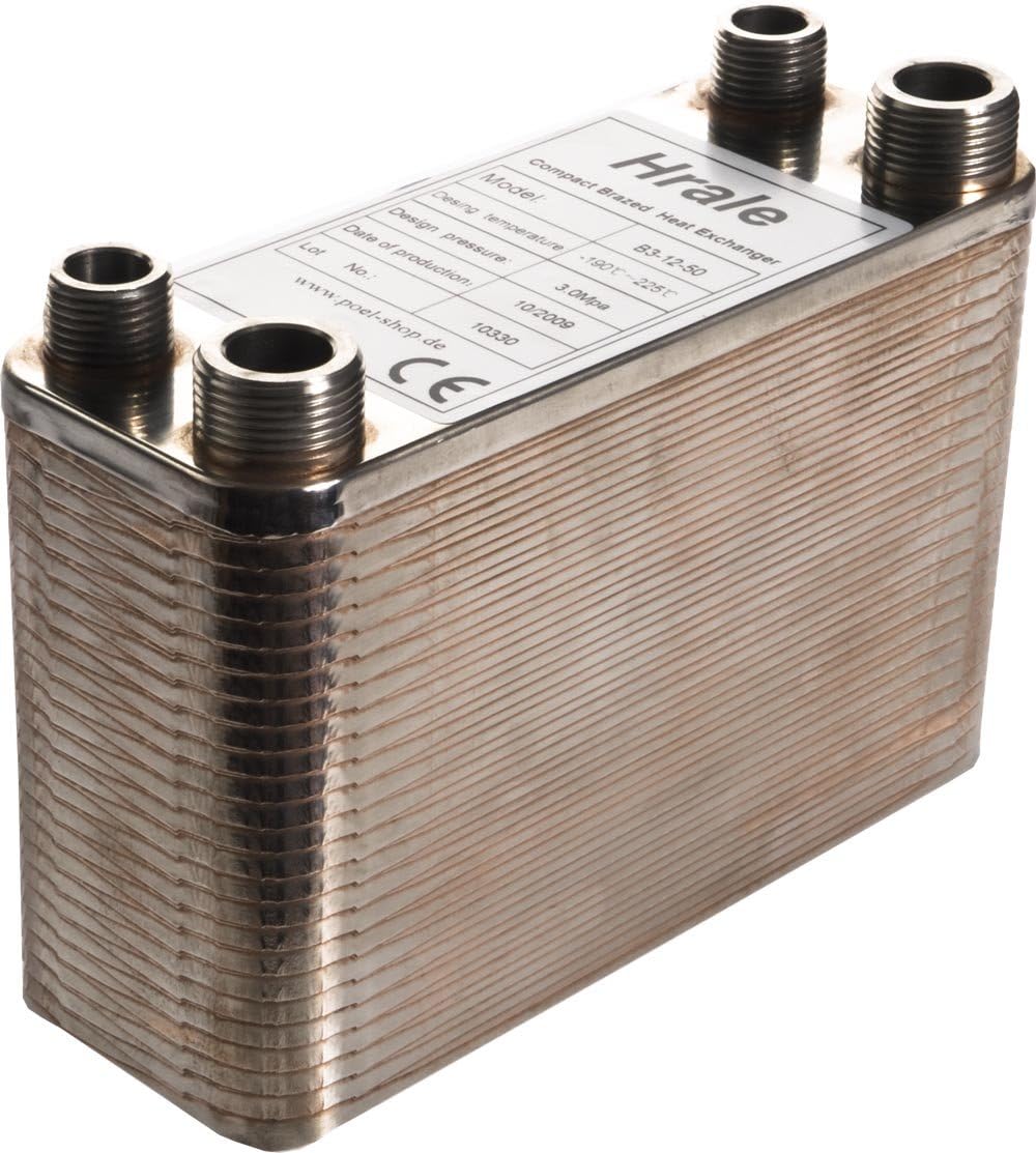 50 Plattenwärmetauscher von HRALE aus Edelstahl mit einer Fläche von 0 ...