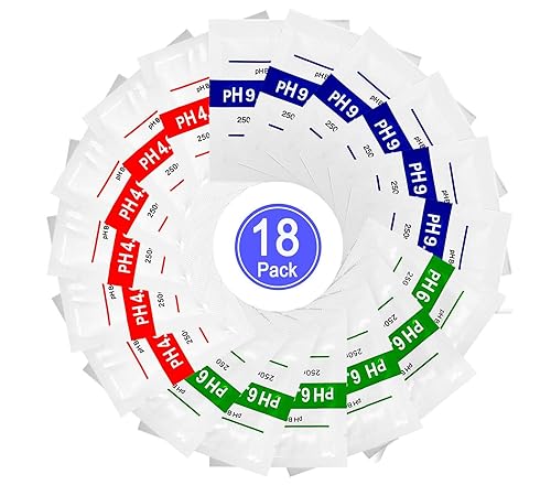 DuvinDD 18 Pack pH Buffer Solution Powder for Precise pH of pH Meter ...